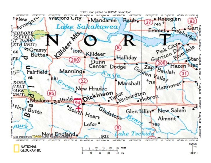Knife River drainage basin landform origins, western North Dakota, USA ...