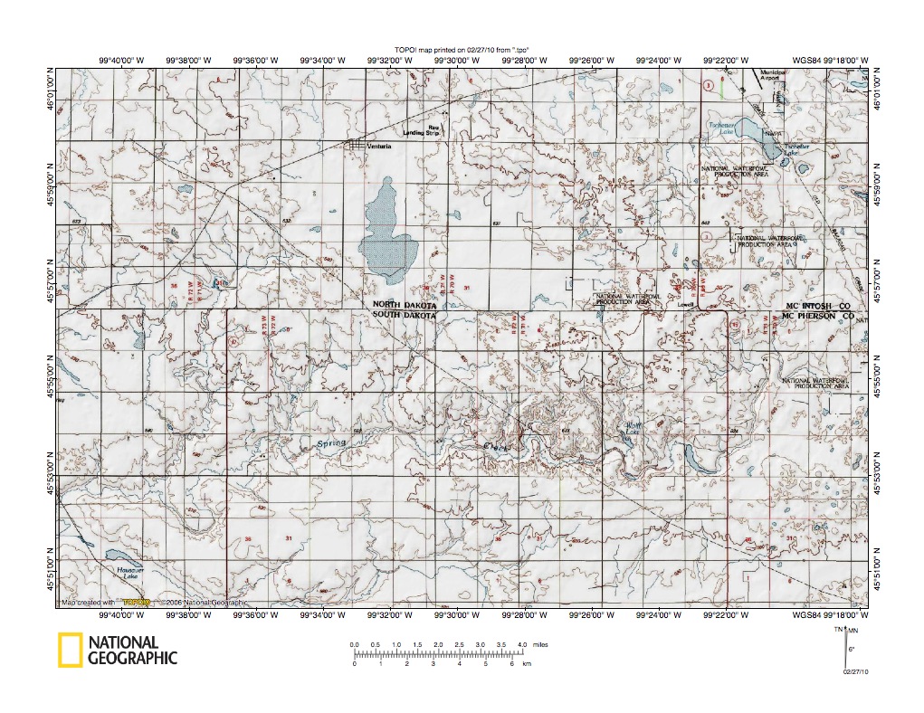 Missouri River-Missouri Escarpment drainage divide area landform ...