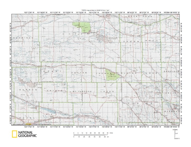 Loup River-Platte River drainage divide area landform origins in the ...