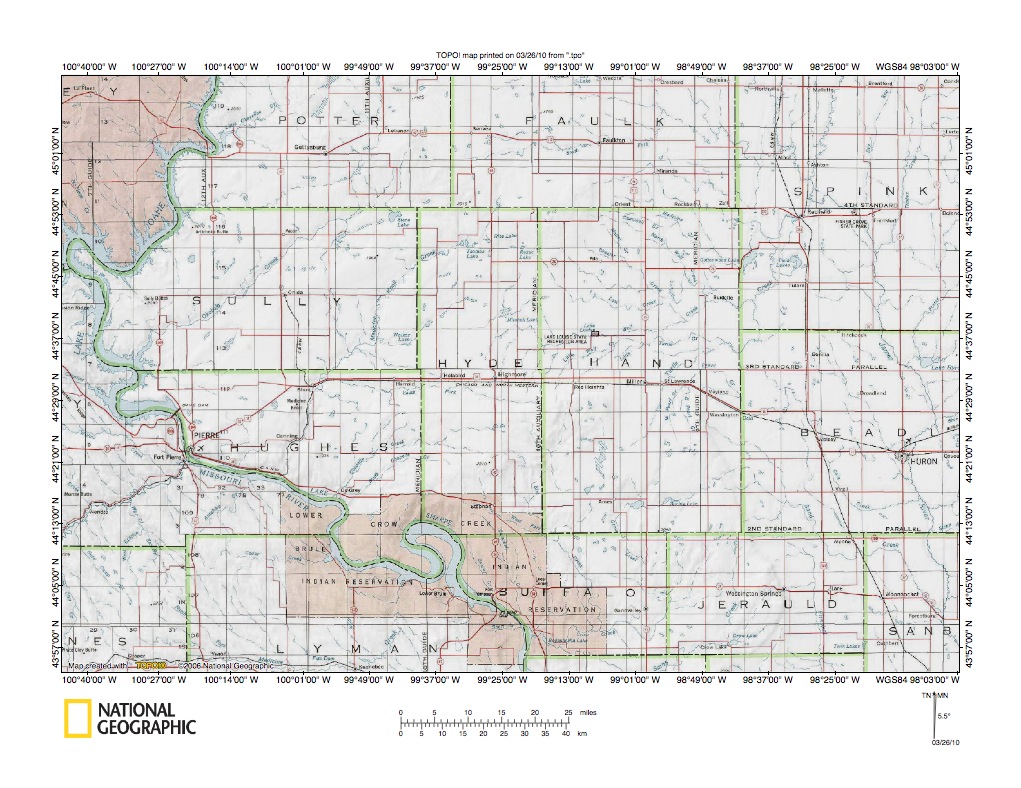 Missouri River-James River drainage divide area landform origins in ...