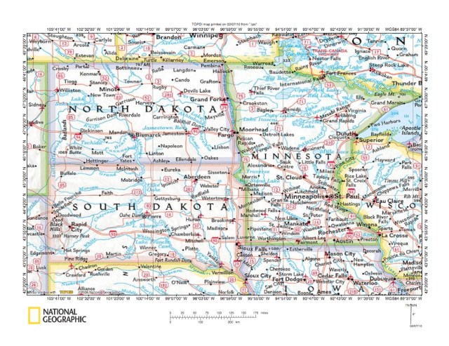 James River Map With States