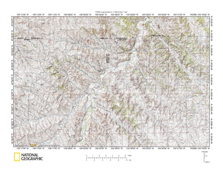Powder River drainage basin landform origins, Montana and Wyoming, USA ...