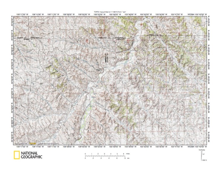 Powder River drainage basin landform origins, Montana and Wyoming, USA ...