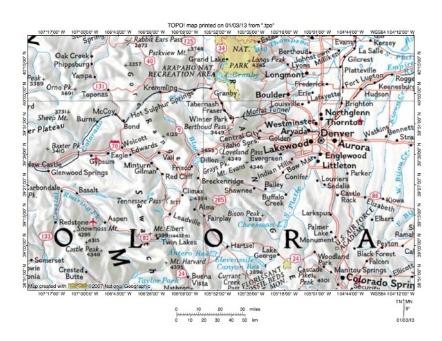 Mapa De Tabernash, Colorado Map Of Colorado Springs Hi Res Stock